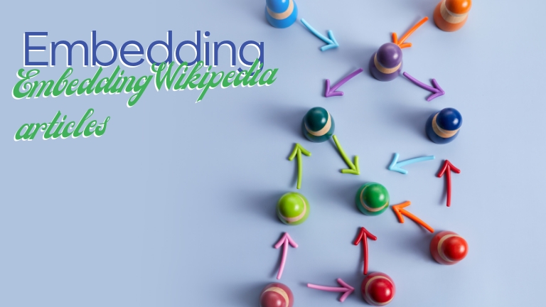 Embedding Wikipedia Articles for Search